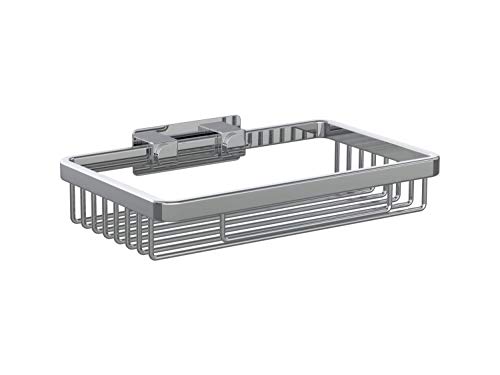 WingIts Shower Basket,8 In W,SS,Polished, Polished Stainless Steel, 8 Inch (WRBPS8)