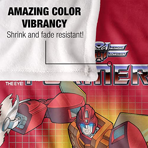 Transformers Hot Rod Silky Touch Super Soft Throw Blanket 50" x 60"