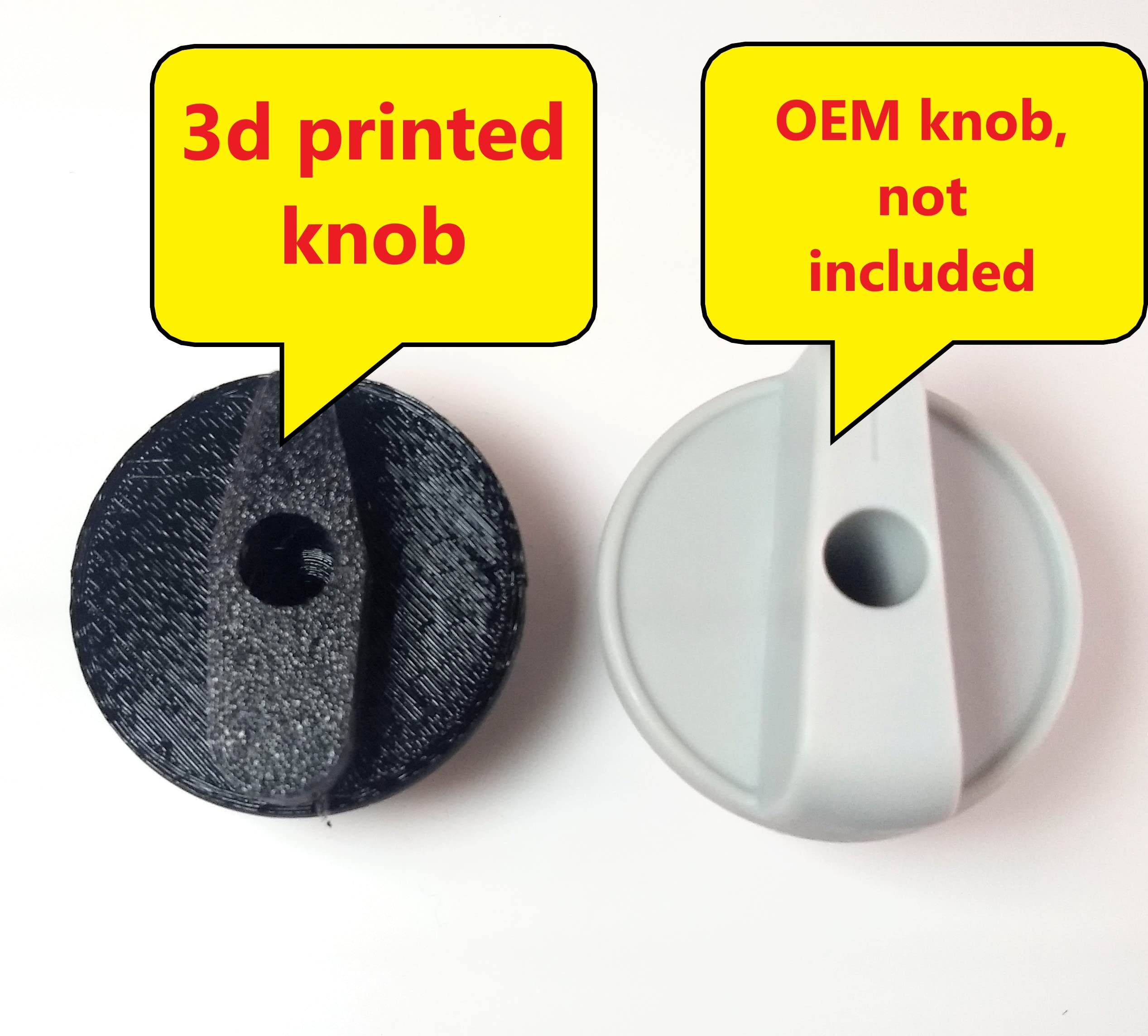 Replacement Knob Switch Run Choke for Ryobi Inverter Generator 2000, 2050, 2200, 2300 watts and compatible screw - new, 3d printed part