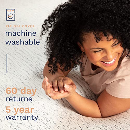 ViscoSoft 3 Inch Memory Foam Mattress Topper Queen - Select High Density Ventilated Mattress Pad - Removable Bamboo-Rayon Cover