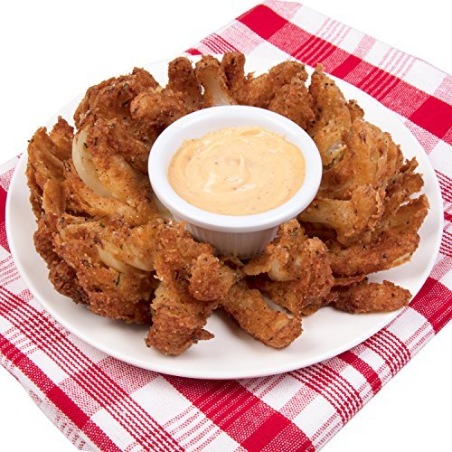 The Original Cook's Choice Onion Blossom Maker Set- All-in-One Blooming Set w Core Cutter & Knife Guide - Make Restaurant Style Fried Onion Blossoms At Home- Durable, Reusable -Great Mother's Day Gift