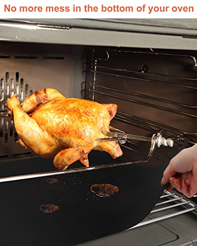 Oven Liner, Oven Liners for Bottom of Oven, 1 Pack Oven Mat for Bottom of Oven, Easy to Clean, Protect Bottom of Oven/Gas Stove