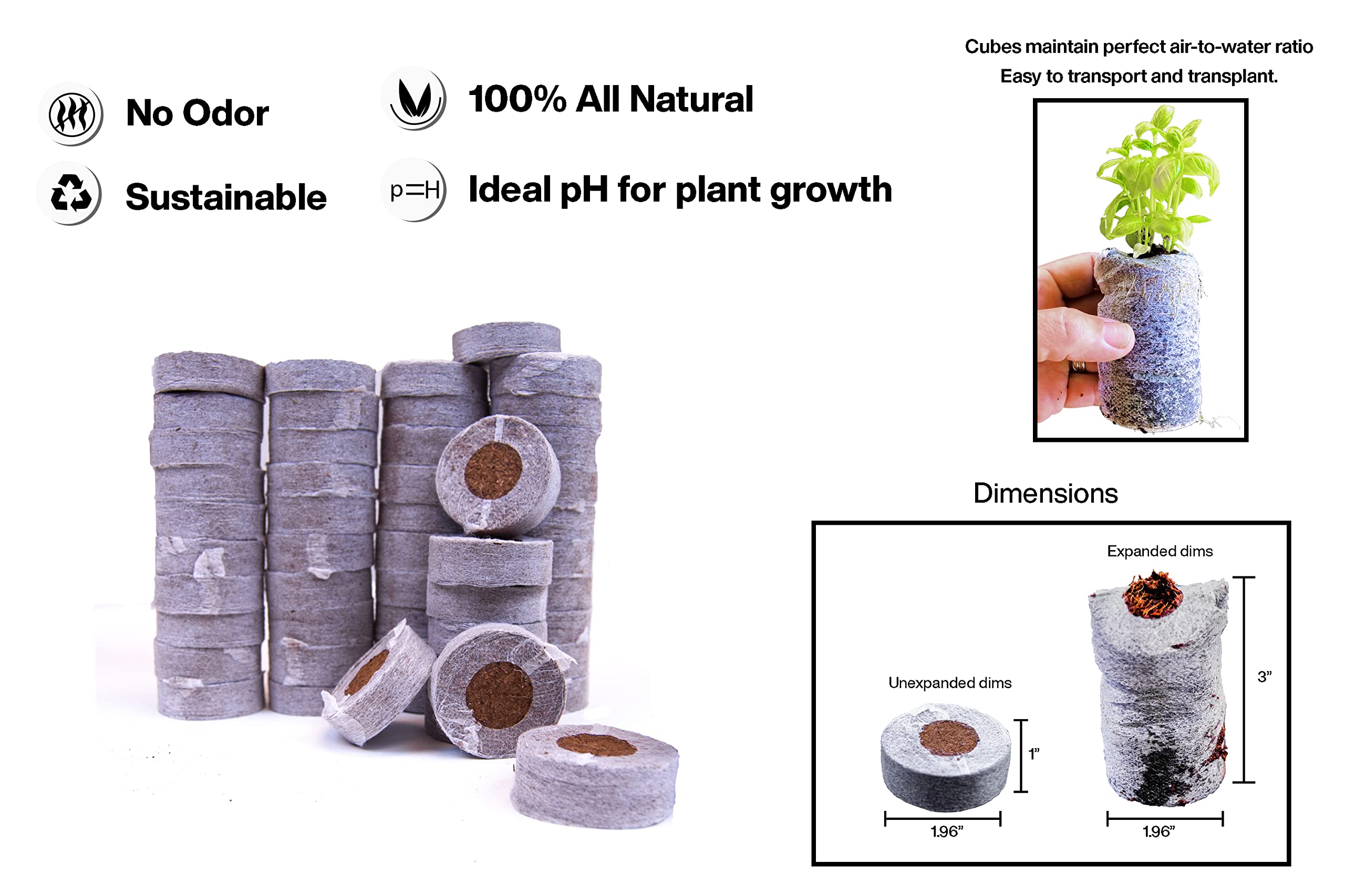 Viagrow Seedling Station Deluxe Kit with LED Grow Light, Propagation Dome, 4X Durable Seedling Tray, 50 Coir Seedling Starters & Heat mat
