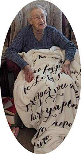 Jeremiah Scripture Throw Blanket: for I Know The Plans I Have for You. Fleece Sherpa Inspirational Faith Gift, Buttery-Soft Extra-Large Healing Quilt for Men or Women (Ivory)