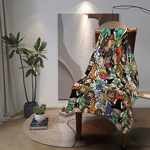 HAFSUM Throw Blanket Halloween Blankets Queen Size Winter Blankets Christmas Throw Blanket for Couch Sofa Living 60"x50"