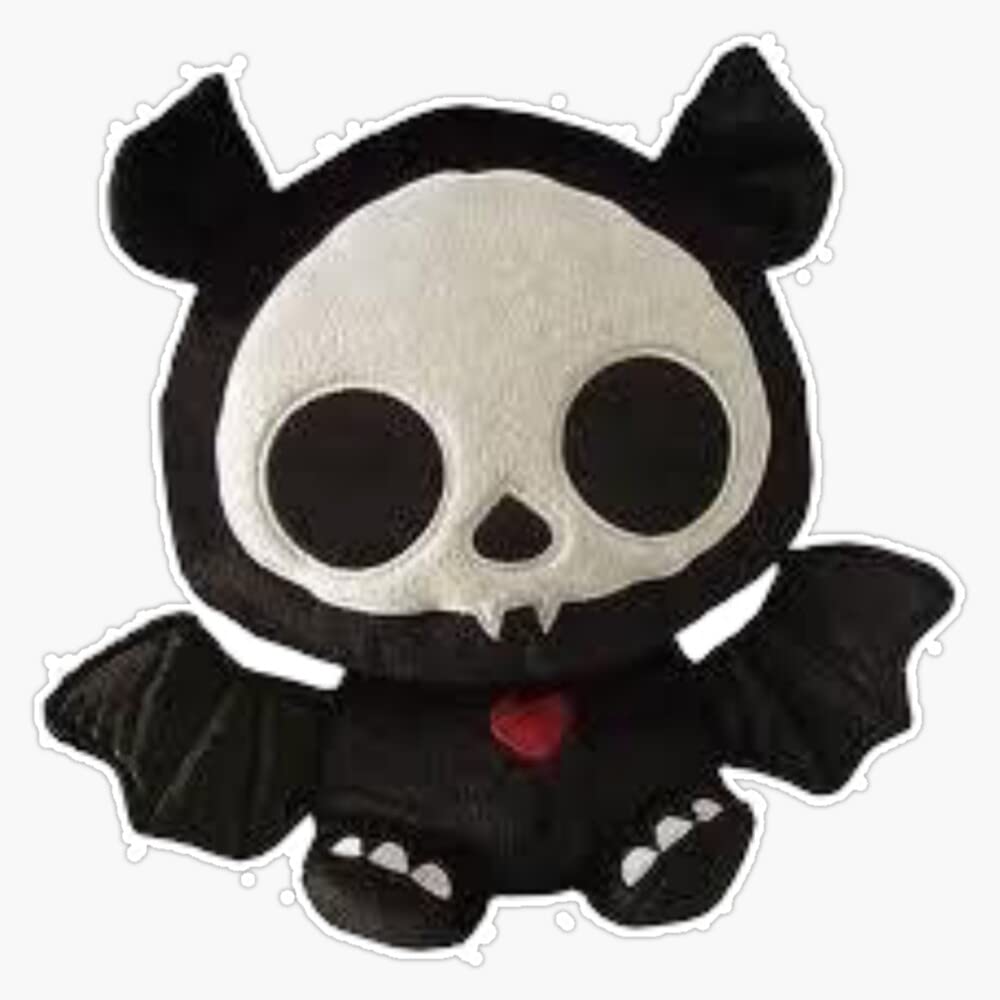 RQH Trading skelanimals bat plush Sticker Bumper Sticker Vinyl Decal 5'', (RQH-SKTON-STICKERS-168)