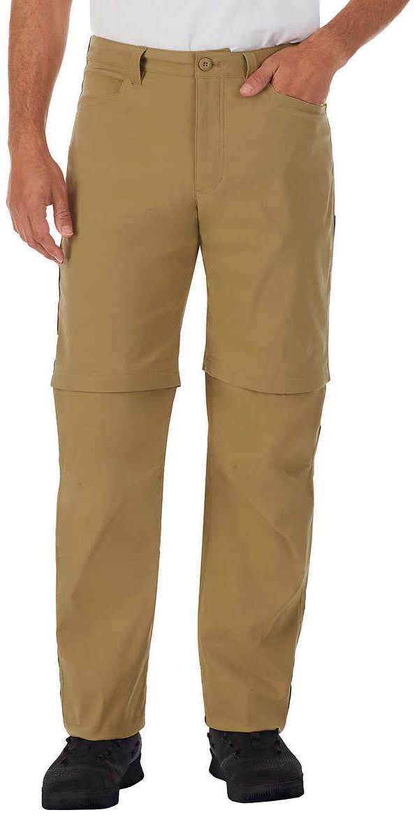 Eddie Bauer Mens Lightweight Convertible Pant (38Wx34L, Saddle)