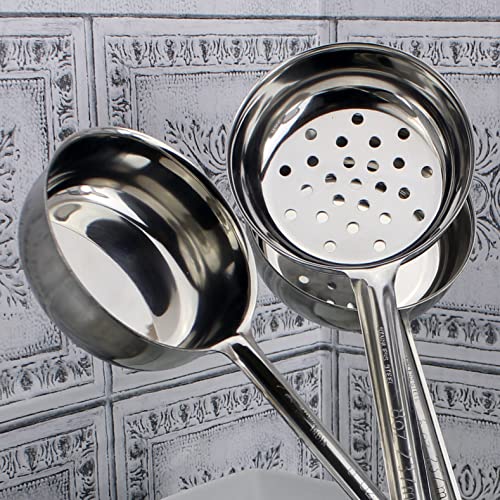 Darware Portion Control Serving Spoons (6-Piece Ladle Set); w 1/4 Cup, 1/2 Cup, 3/4 Cup & 1 Cup (2, 4, 6, 8 oz) & 1/2 & 1 Cup Utensils/Spoodles