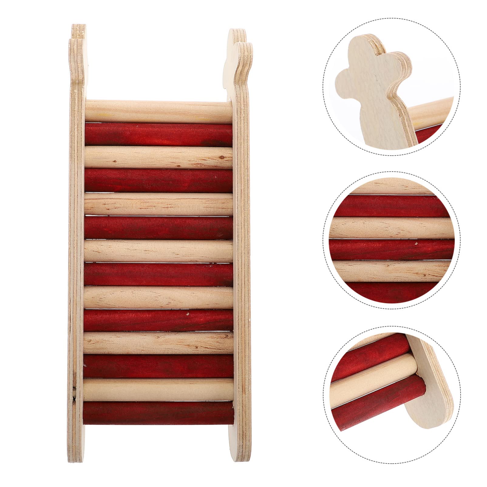 Hamster Climbing Ladder Pet Ladder Toy Ladder Plaything Decorative Ladder Toy Chinchilla Ladder Interesting Hamster Ladders Decorative Hamster Ladder Hamster Accessory
