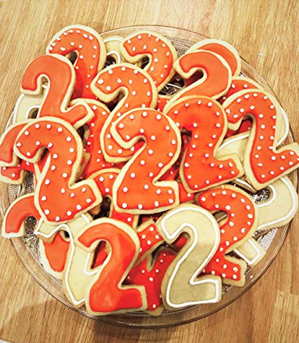 Number Two / #2 Cookie Cutter, 3.25" Made in USA by Ann Clark
