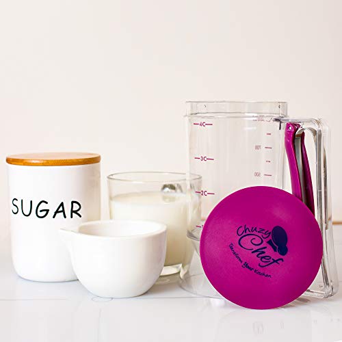 Pancake Cupcake Batter Dispenser Tool - Pancake Batter Dispenser Cupcakes Muffins & Waffles β Batter Dispenser with squeeze handle β Chuzy Chef
