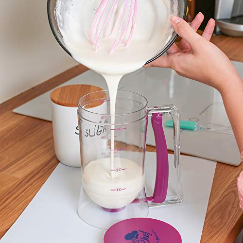 Pancake Cupcake Batter Dispenser Tool - Pancake Batter Dispenser Cupcakes Muffins & Waffles β Batter Dispenser with squeeze handle β Chuzy Chef
