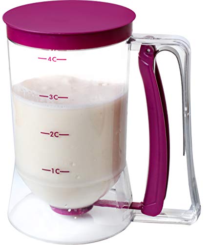 Pancake Cupcake Batter Dispenser Tool - Pancake Batter Dispenser Cupcakes Muffins & Waffles β Batter Dispenser with squeeze handle β Chuzy Chef