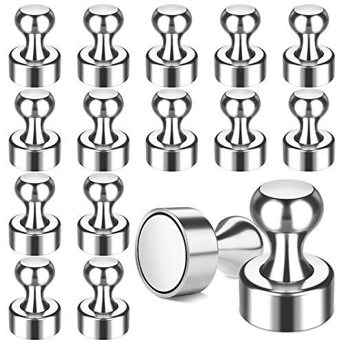 FINDMAG 16 Pack Magnets for Whiteboard, Fridge Magnets, Small Magnets, Refrigerator Magnets, Neodymium Magnets for School, Home, Garage, Crafts