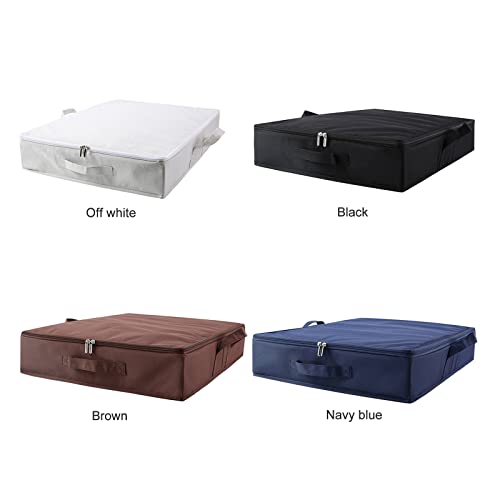 RSTYS Under Bed Storage Containers Bin With Lid,Underbed Bag Organizer Bins,Large Underbed Storage Organizer Box with Handle,Foldable Storage Drawer Organizer for Clothes, Blanket