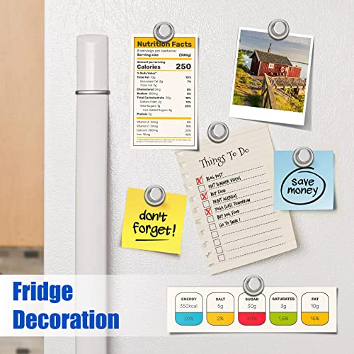 FINDMAG 16 Pack Magnets for Whiteboard, Fridge Magnets, Small Magnets, Refrigerator Magnets, Neodymium Magnets for School, Home, Garage, Crafts