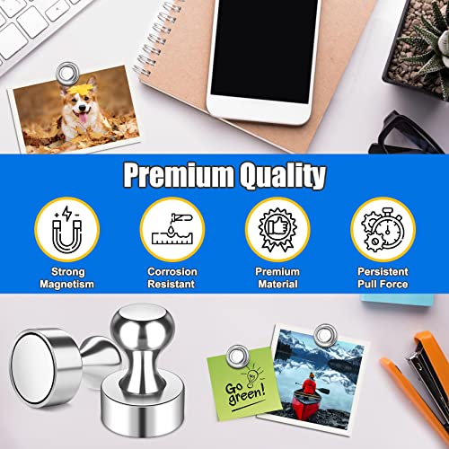 FINDMAG 16 Pack Magnets for Whiteboard, Fridge Magnets, Small Magnets, Refrigerator Magnets, Neodymium Magnets for School, Home, Garage, Crafts