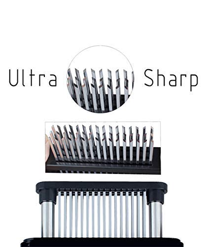ZXZ Meat Tenderizer, 48 Stainless Steel Sharp Needle Blade, Heavy Duty Cooking Tool for Tenderizing Beef, Turkey, Chicken, Steak, Veal, Pork, Fish, Christmas Cooking Set