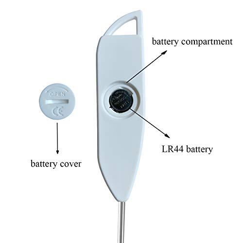 Meat Food Thermometer, Digital Candy Candle Thermometer, Cooking Kitchen BBQ Grill Thermometer, Probe Instant Read Thermometer for Liquids Pork Milk Deep Fry Roast Baking Candle Temperature