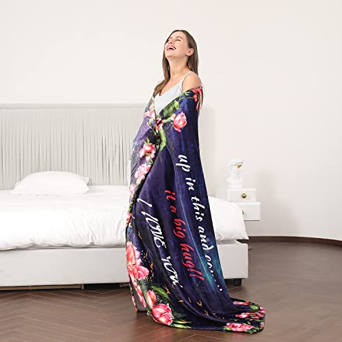 Gifts for Mom,Mom Blanket from Daughter Son, Mom Gift Soft Flannel Throw Blankets for Couch Bedroom Sofa Warm Blanket, Birthday for Mom (to Mom #02, 60"x80")