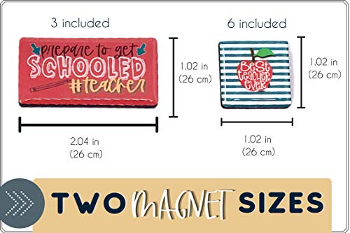 Cute Magnet Gift Sets for Teachers Women - Refrigerator Magnets - Great gifts for Teacher, Teaching Assistant, Aide for Teacher Appreciation Week, Birthday Present