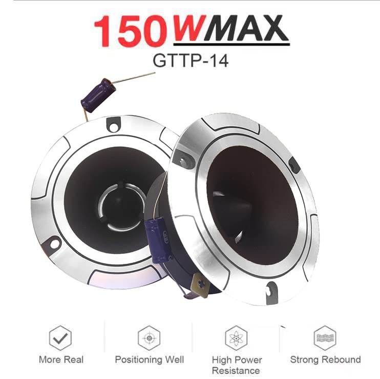 huananhe 4-inch Tweeters for Car Audio600 watt high Compressed Titanium Bullet Super Tweeter Unit Factory Direct Wholesale Price