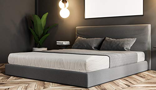 Irvine Home Collection Queen Size 8-Inch, Gel Memory Foam Mattress, Medium Firm Feel, Breathable, Cool Sleep and Pressure Relief, CertiPUR-US Certified, Temperature Balanced