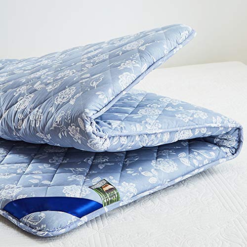 WJH Thicken Bamboo Charcoal Fiber Mattress, Japanese Futon Sleeping Pad Mattress Topper Tatami Floor Mat Soft Comfortable Double-C 120x200cm(47x79inch)