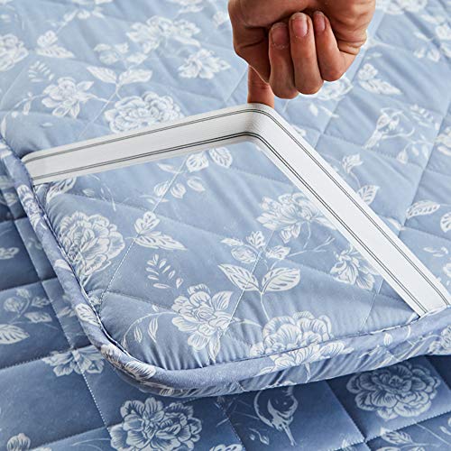 WJH Thicken Bamboo Charcoal Fiber Mattress, Japanese Futon Sleeping Pad Mattress Topper Tatami Floor Mat Soft Comfortable Double-C 120x200cm(47x79inch)