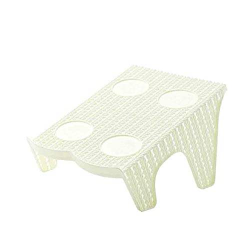 MACIMO Shoe Hanger Footwear Support Rack Space Saving Double Layer Plastic Space Saver Holder (Color : D)