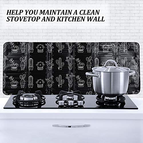 2 Pieces Anti Splatter Guard Oil Splatter Screen Board Aluminum Foil Oil Block Oil Barrier for Kitchen Restaurant Use