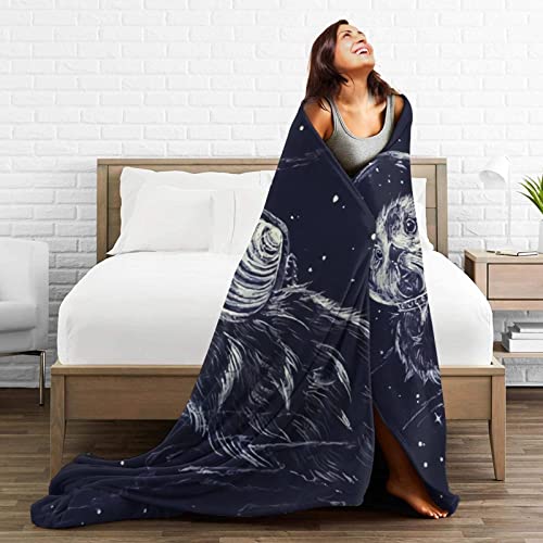 Sea Otters Blanket Comfort Warm Sea Otters Throw Blanket Soft Fleece Blankets for Home Bed Sofa (Sea Otters, 50"x40")