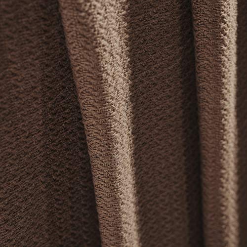 SUPERIOR Cotton Waffle Throw Blanket, Lightweight Breathable Bedding, for Travel, Dorm, Apartment, or Home, Machine Washable, Ultra Soft and Cozy, All-Season Covering, Throw, Chocolate