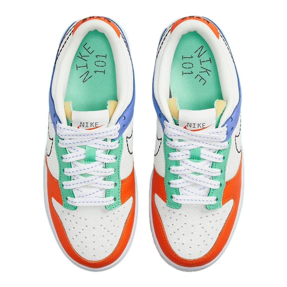 Nike Youth Dunk Low GS DX3363 100 101 - Size 7Y
