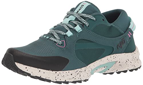 Ryka Women's Summit Trail Hiking Shoe Teal Green 6 W
