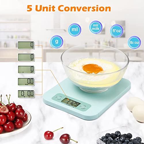 Smart Food Scale - Kitchen Scales Digital Weight Grams and Ounces with Nutritional Analysis APP, Food Calorie Scale for Weight Loss, Keto, Macro, Meal Prep