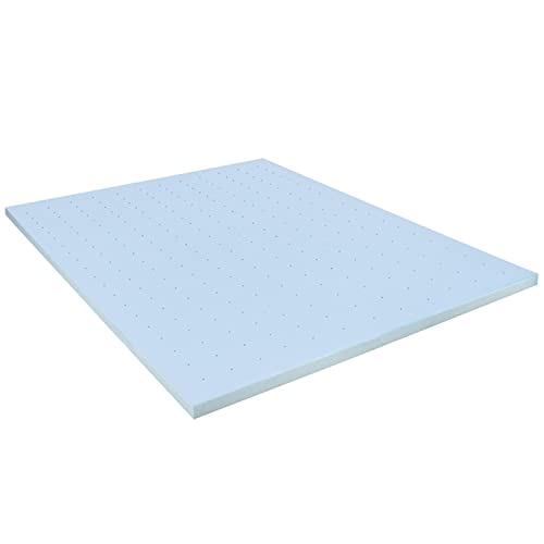 Flash Furniture Capri Comfortable Sleep Queen 10 Inch CertiPUR-US Certified Foam Pocket Spring Mattress & 2 inch Gel Memory Foam Topper Bundle