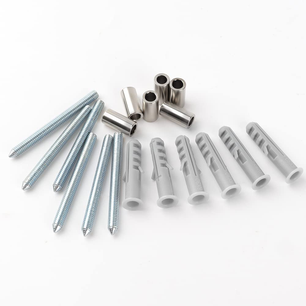 Hardware Set for Flaoting House Numebrs, House Numbers Screws for Outside, Screw Set for Modern and Sleek Floating Address Numbers, Mounting System Parts