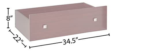 Donco Kids 505-CP Dual Under Bed Drawer, One Size, Dark Cappuccino