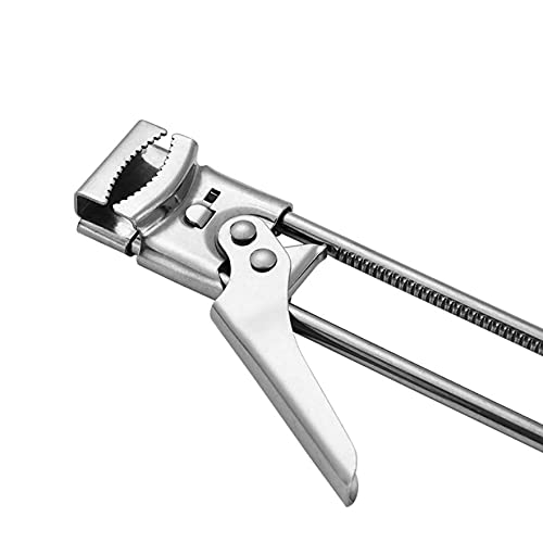 Jar Opener, Automatic Jar Opener for Seniors with Arthritis, Weak Hands, Bottle Opener for Arthritic Hands, Adjustable Cap Opener Stainless Steel Lids off Jar Opener for 1-5 inch Bottle Can