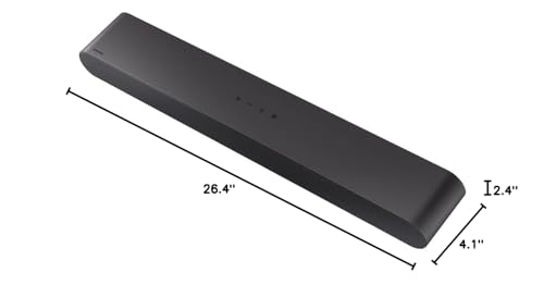 SAMSUNG HW-S50B 3.0ch All-in-One Soundbar w/Dolby 5.1 DTS Virtual:X 2022 Bundle with Universal Soundbar Bracket Mount + HDMI Cable + Entertainment Essentials Bundle + 1 Year Protection Pack