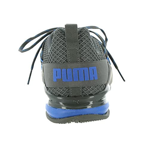 PUMA Mens Axelion Cross Trainer, SPARK WIDE CASTLEROCK-Palace Blue, 10.5