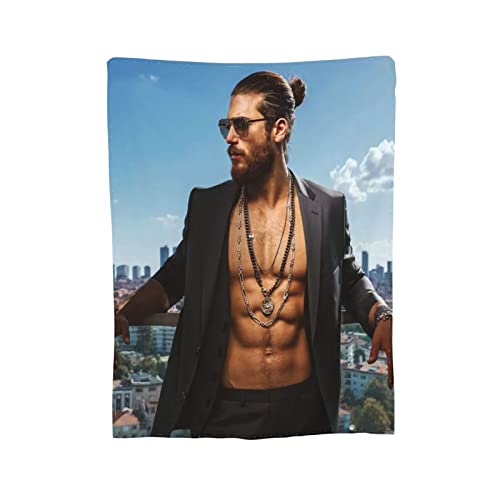 Blanket Can Yaman Super Soft and Comfortable Fleece Blankets Throw Blanket Picnic Blankets Camping Blanket Beach Blanket for Decoration Bedroom Living Room Yoga