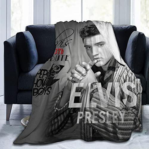 ExBuy Fleece Throw Blankets, Super Soft Flannel Cozy Blankets for Adults, Washable Lightweight Fuzzy Blanket for Couch Sofa Bed Office, Throw Size Warm Plush Blankets for All Season, 50'x40'