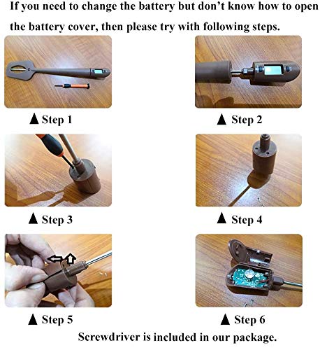Efeng Digital Meat Thermometer Candy Thermometer Spatula with Pot Clip & 9" Probe β Fast Instant Read Digital Candy Thermometer Spatula for Chocolate Jam Meat, BPA Free Silicon Frying Kitchen aid