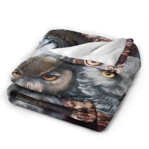 Owl Blanket Owl Blankets and Throws for Adults Owl Lover Soft Throw Blanket 60x80 Inch