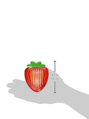 MSC International Joie MSC Simply Slice Strawberry Slicer, A, Red