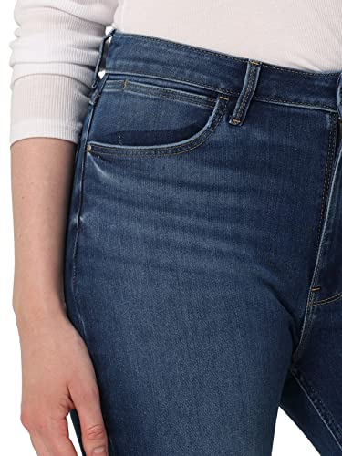 Wrangler Women's High Rise Unforgettable Skinny Jean, Medium Wash, 14