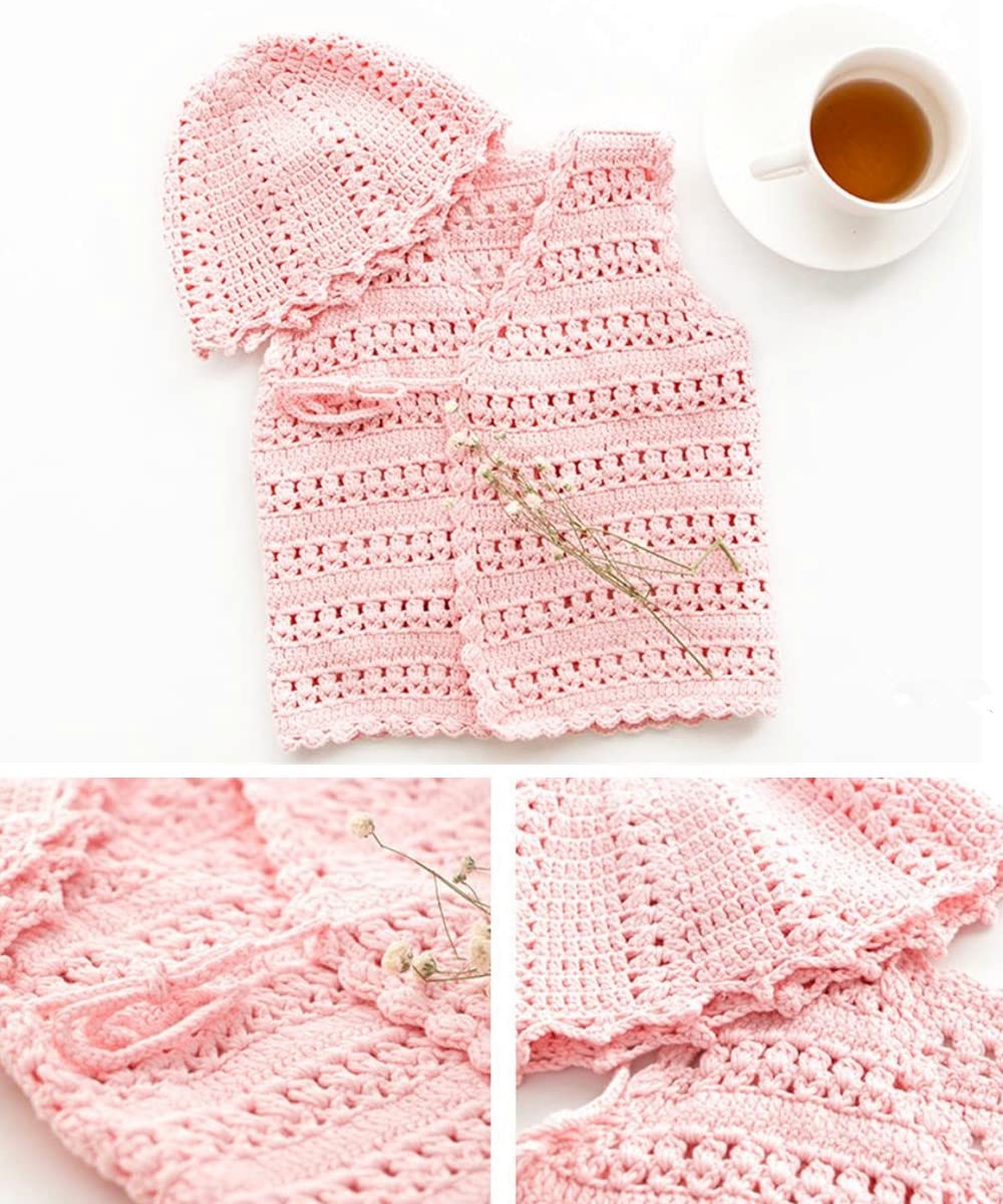 2 Balls Knitting and Crochet Yarn Soft Touch & Comfortable for Baby Cotton Yarn for Knitting DIY Scarf Sweater Little Doll Thread Yarn 17-Blue