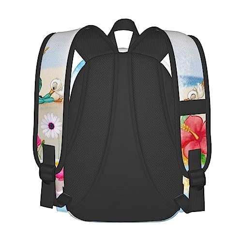 ISUNIET Travel Backpack, Notebook Laptop Bags For Men Women Weekend Outings Trip Book Bag Travel Hiking Camping Work Cartoon Cute Black 39